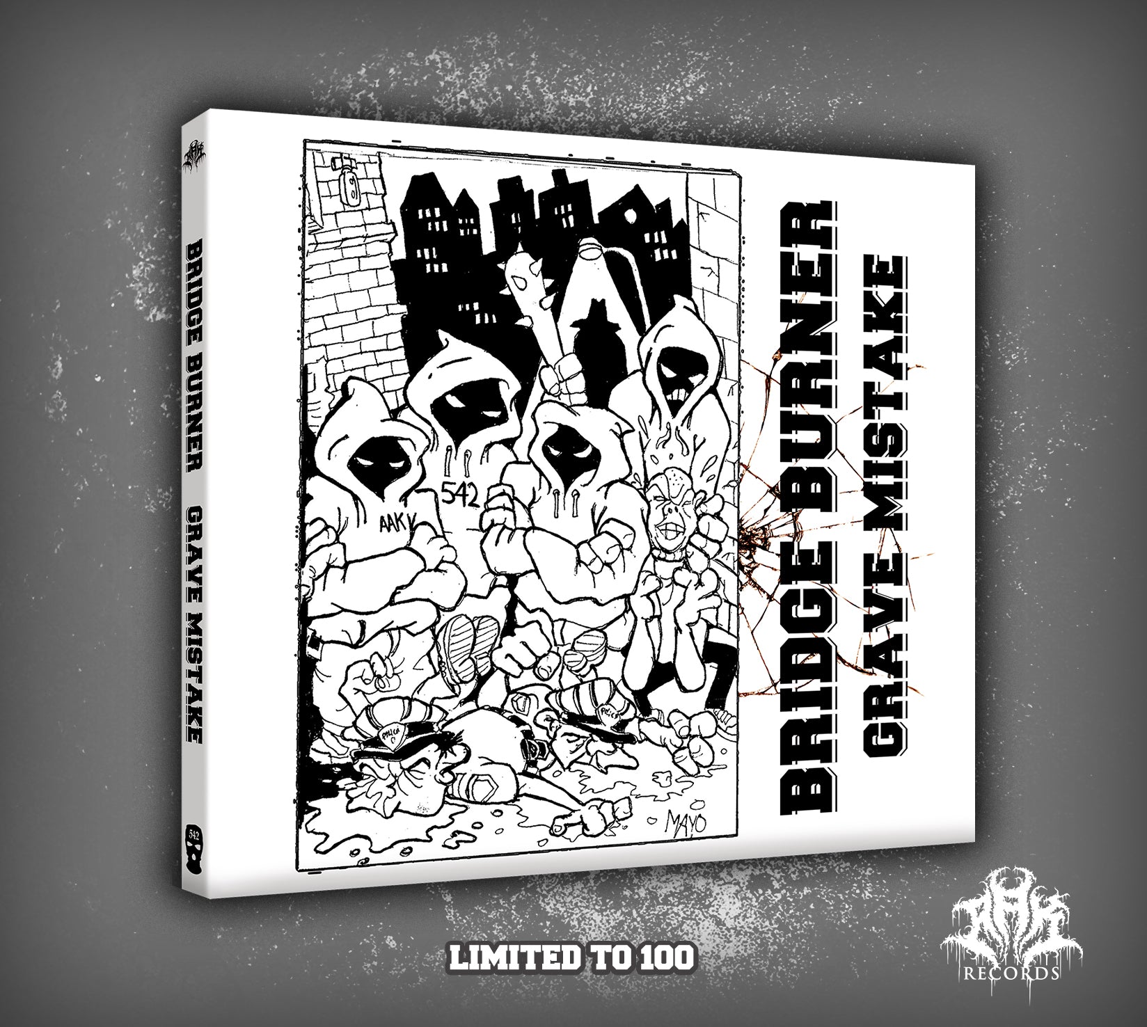 BRIDGE BURNER - "GRAVE MISTAKE" CD-EP – AAK HARDWEAR & RECORDS