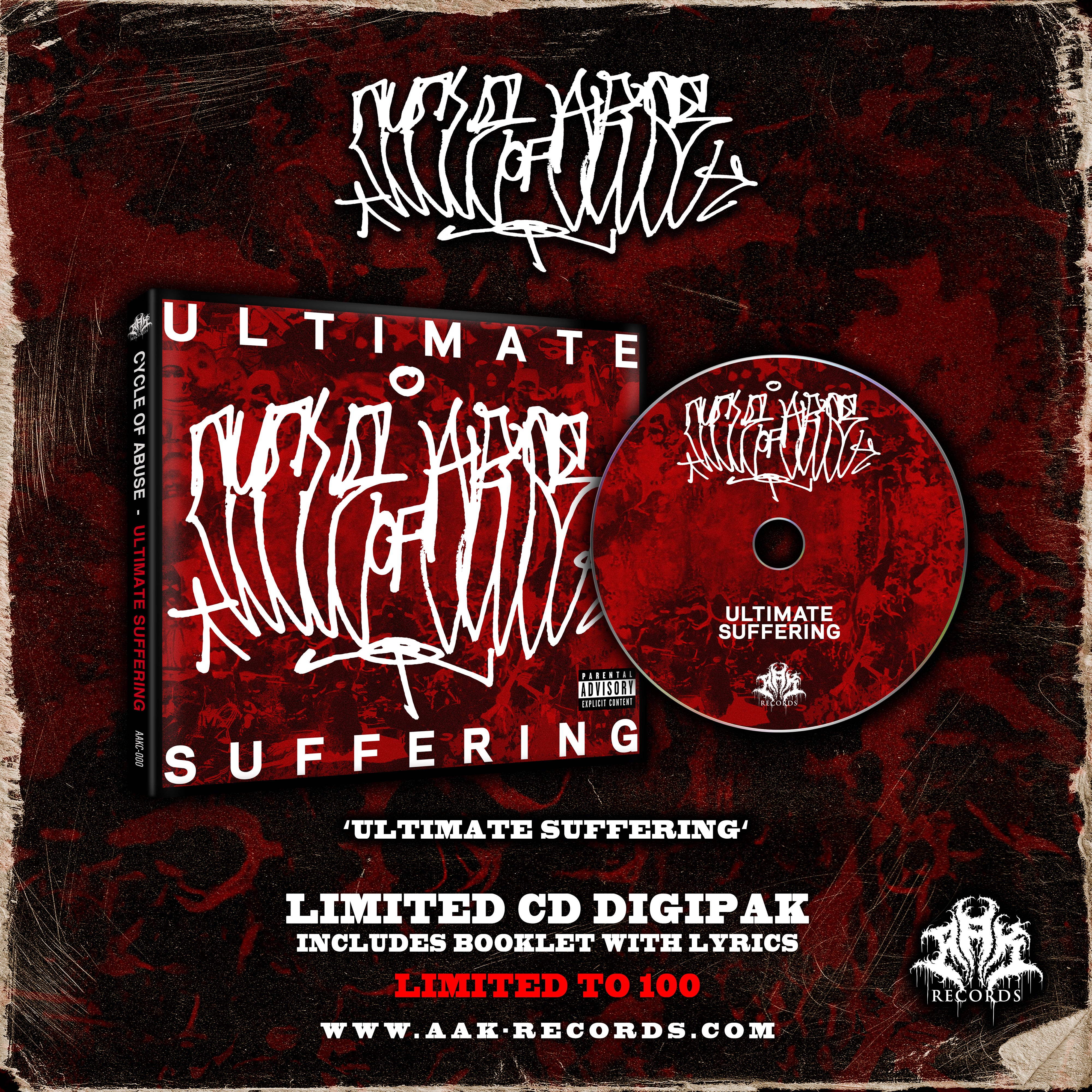 CYCLE OF ABUSE - "ULTIMATE SUFFERING" CD EP – AAK HARDWEAR & RECORDS